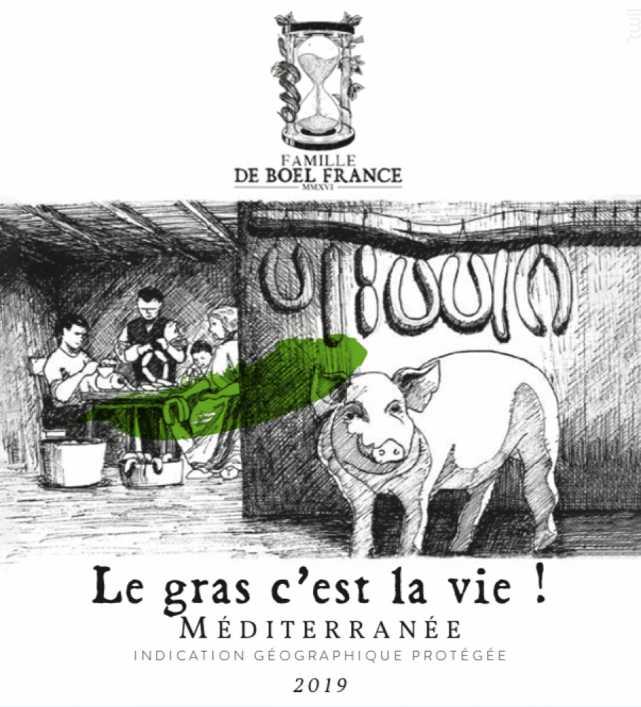 Achat Vin Le Gras C'est La Vie ! Rouge - Famille De Boel-france - Igp ...