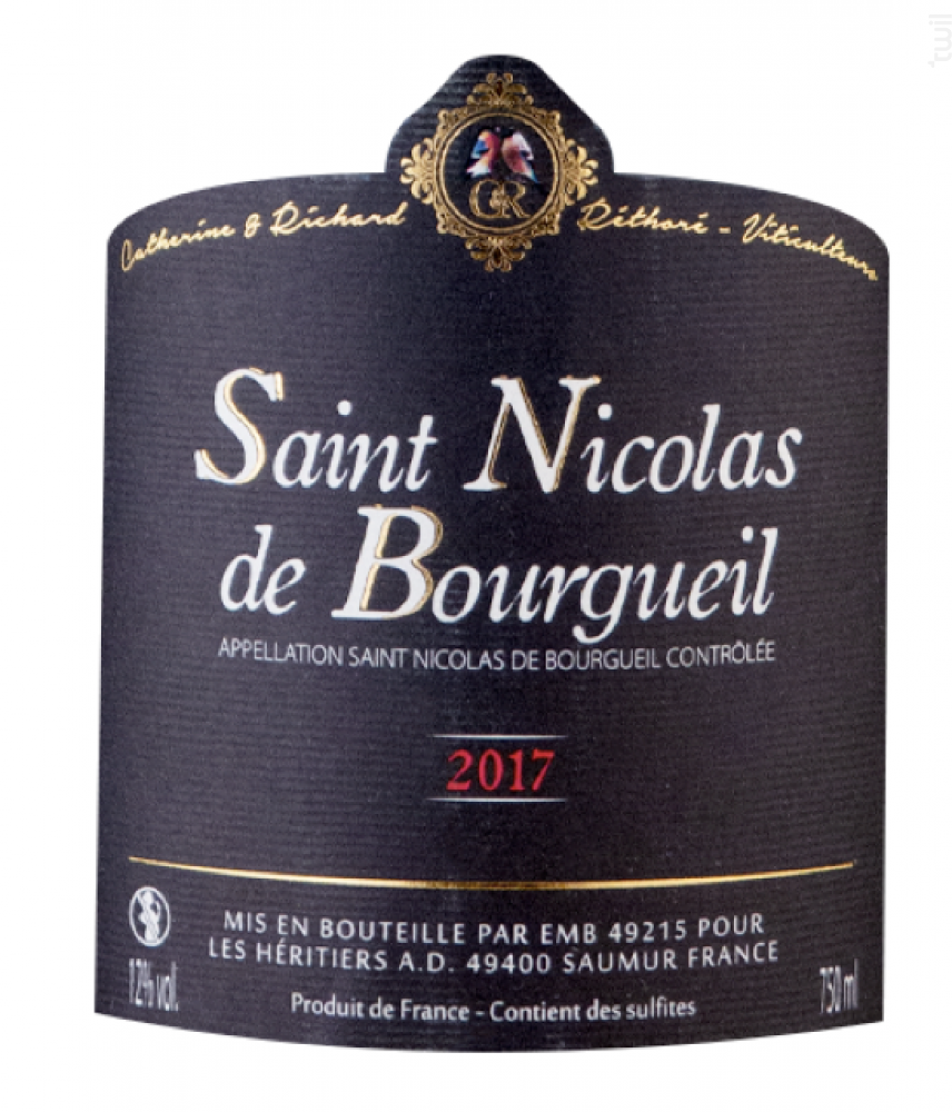 Achat Vin Saint Nicolas De Bourgueil Rouge - Domaine Réthoré - Saint-nicolas-de-bourgueil ...