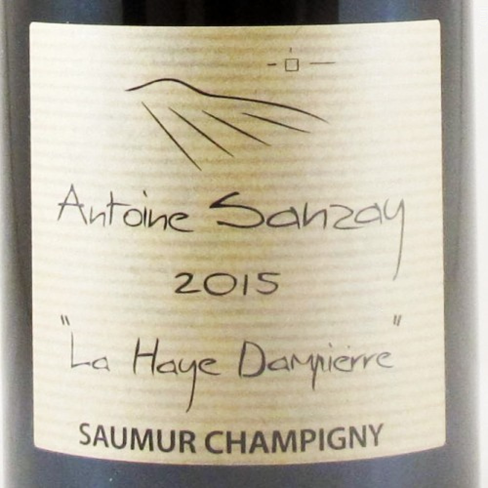 Achat Vin La Haye Dampierre Rouge - Domaine Antoine Sanzay - Saumur ...