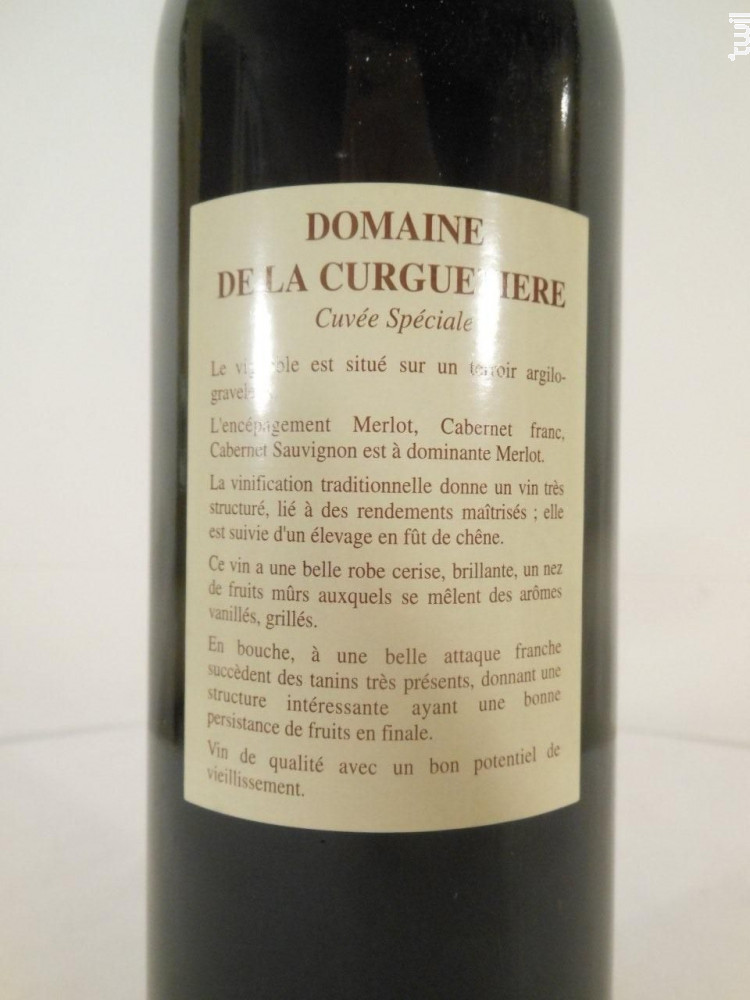 Achat Vin Domaine De La Curguetière Rouge - Domaine Jean-régis Et ...