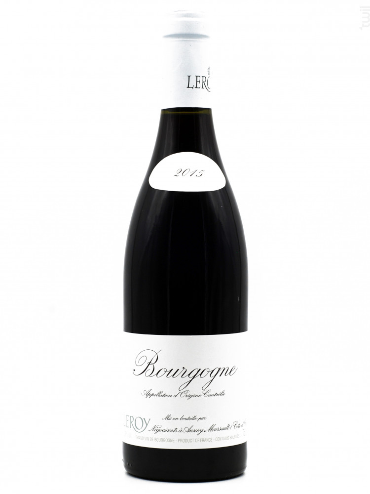 Achat Vin Bourgogne Pinot Noir Rouge - Domaine Leroy - Meilleur prix