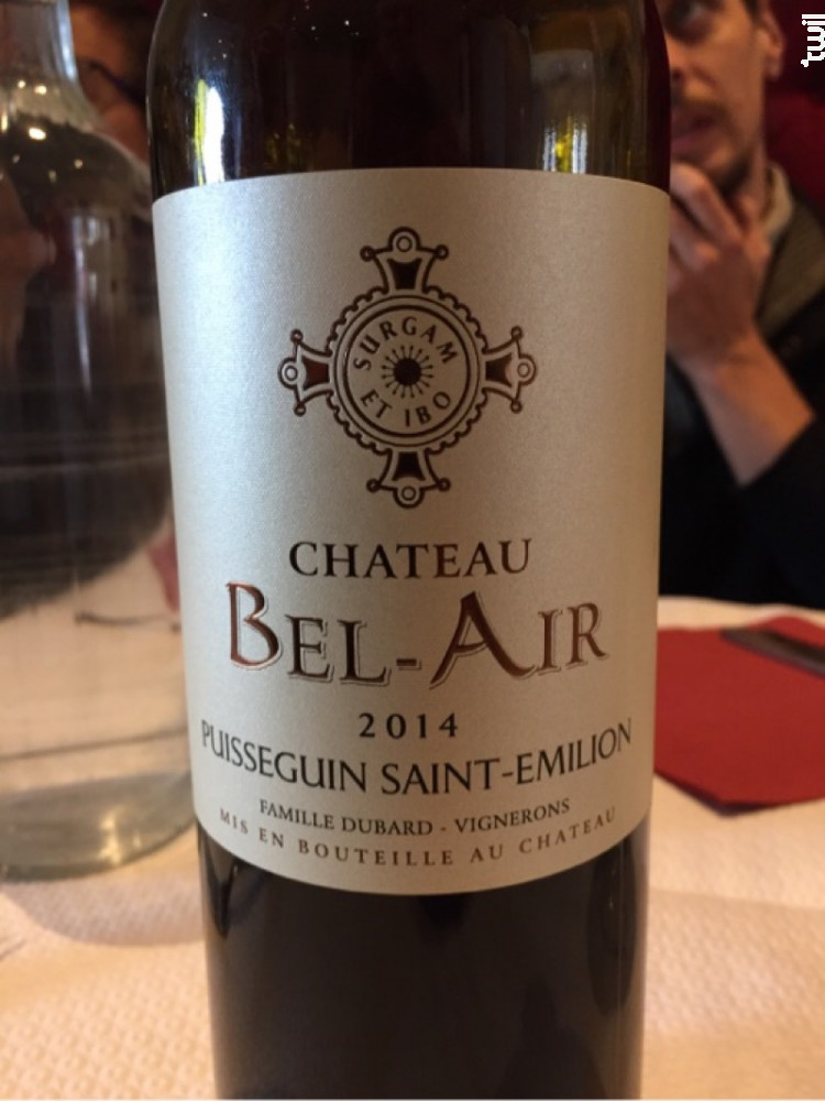 Achat Vin Chateau Bel-air Puisseguin Saint-emilion Rouge - Château De ...
