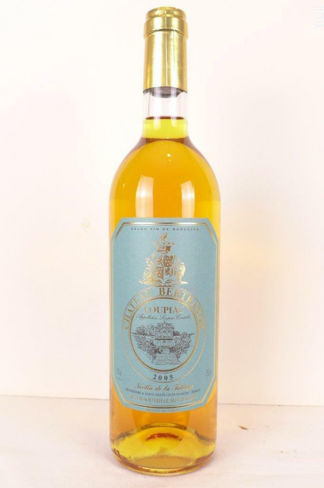 Achat Vin Château Bertranon Blanc - Chateau Bertranon - Loupiac ...