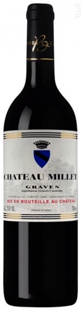 Achat Vin Château Millet Rouge - Domaine De La Mette - Château Millet ...