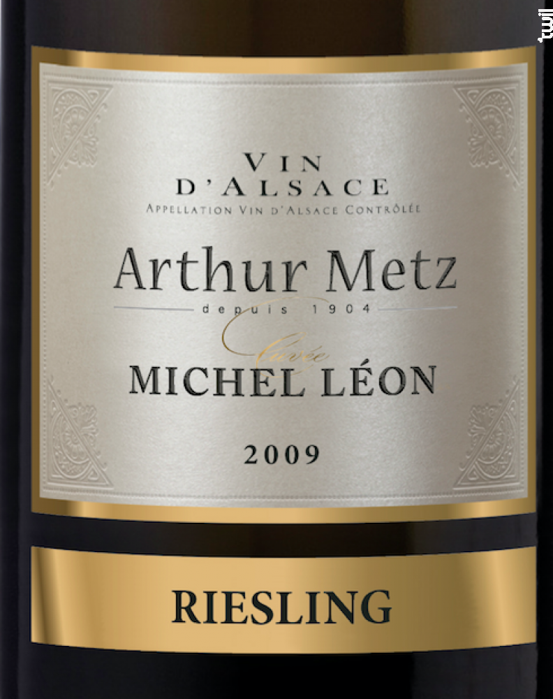 Achat Vin Cuvée Michel Léon Riesling Blanc - Arthur Metz - Alsace ...