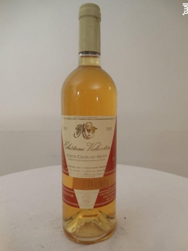 Achat Vin Château Valentin Blanc - Château Valentin - Sainte-croix-du-mont - Meilleur prix