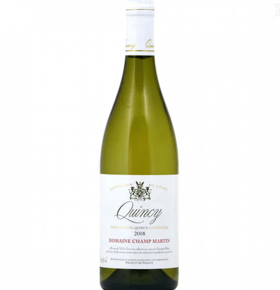 Achat Vin Quincy Champ Martin Blanc - Domaine Roux - Meilleur prix