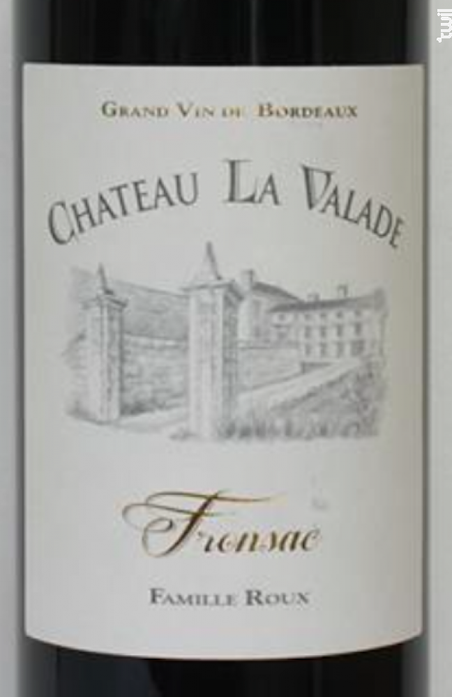Achat Vin Château La Valade Rouge - Fronsac - Meilleur prix