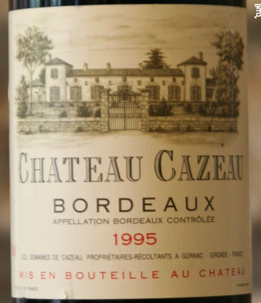 Achat Vin Château Cazeau Rouge - Maison Le Star - Château Cazeau ...