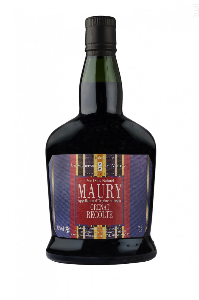Les Vignerons De Maury Grenat Récolte Maury vin Rouge Grenache noir ...