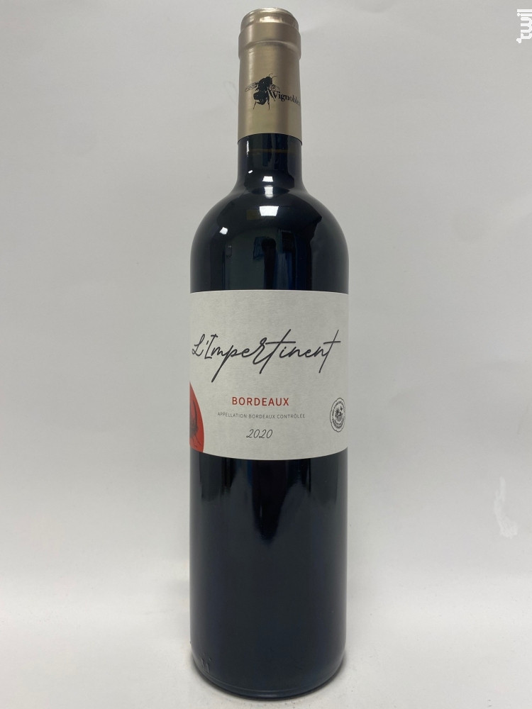 Achat Vin L'impertinent Rouge - Vignobles Perez - Bordeaux - Meilleur prix