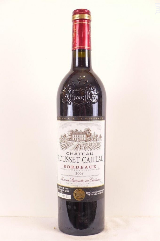 Achat Vin Château Rousset Caillau Rouge - Château Rousset-caillau ...