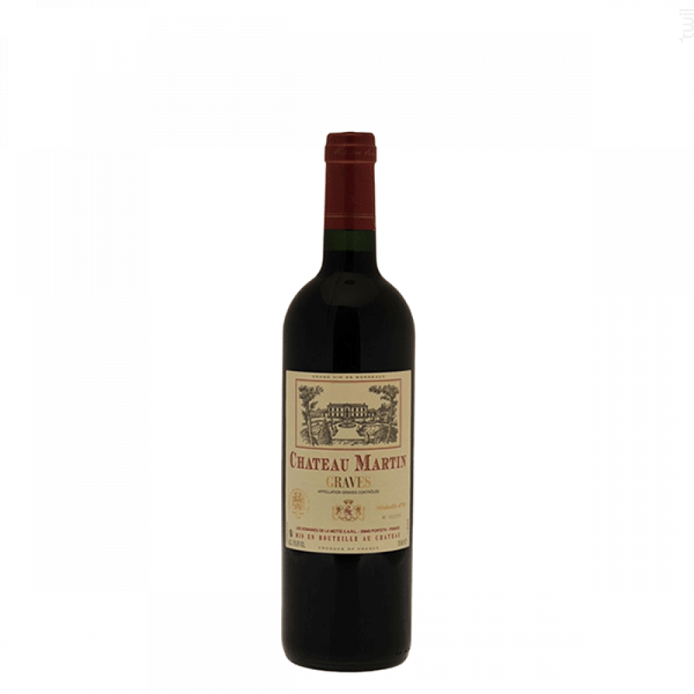 Achat Vin Chateau Martin Rouge - Graves - Meilleur prix
