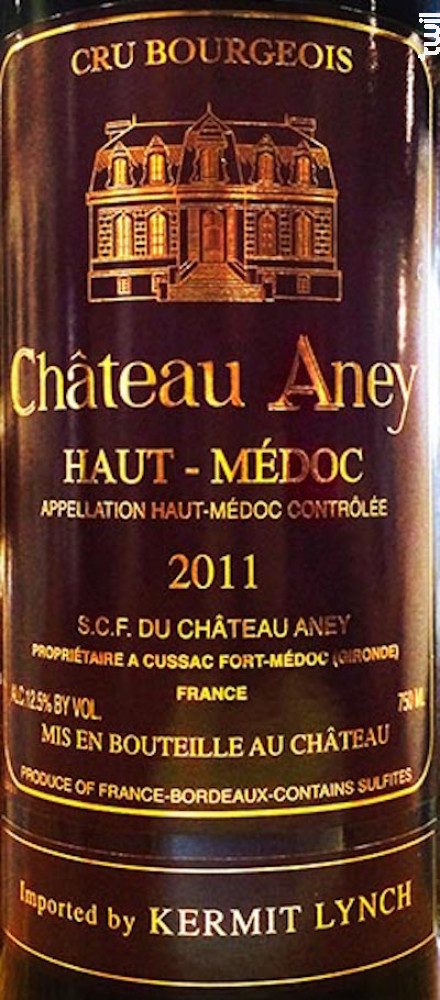 Achat Vin Château Aney Rouge - Haut-médoc - Meilleur prix