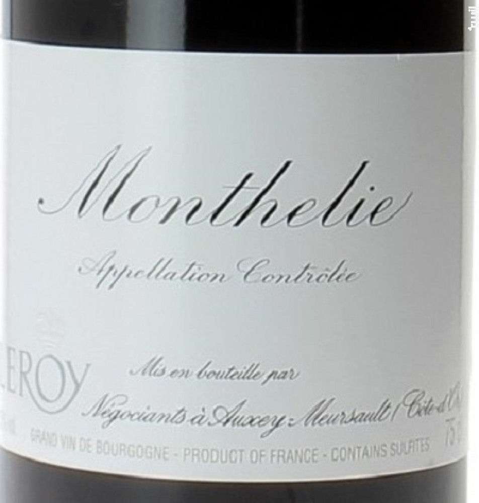 Achat Vin Monthelie Rouge - Domaine Leroy - Monthélie - Meilleur prix