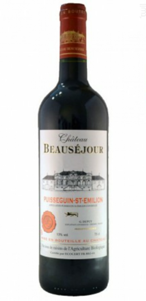 Achat Vin Demi-bouteille Château Beauséjour - Puisseguin-saint-emilion ...