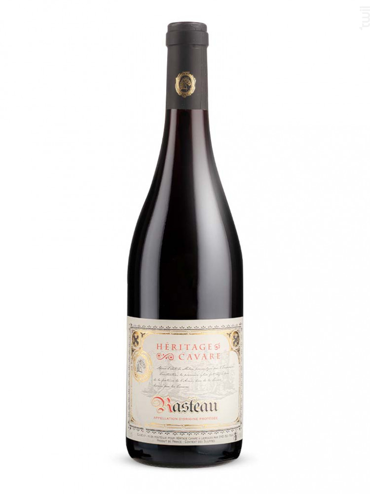 Achat Vin Rasteau Rouge - Héritage Cavare - Meilleur prix