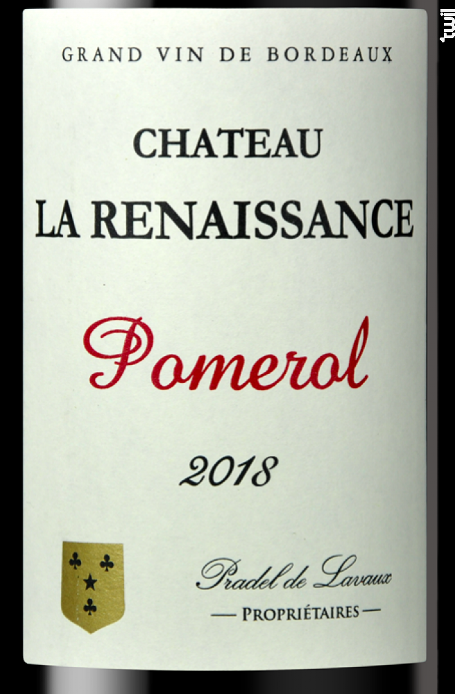 Achat Vin Château La Renaissance Rouge - Pomerol - Direct Producteur
