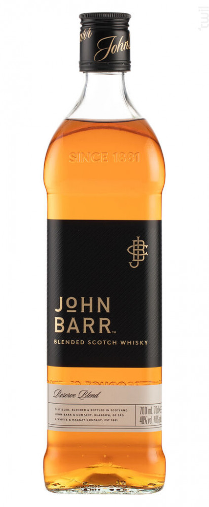 Achat Blended Scotch Reserve Black Label - John Barr - Whisky Blended ...