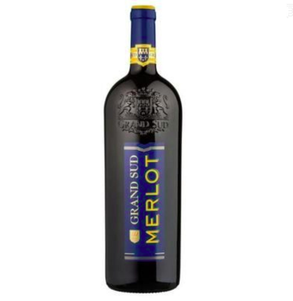 Achat Vin Grand Sud Merlot Rouge - Vin De Pays D'oc - Meilleur prix