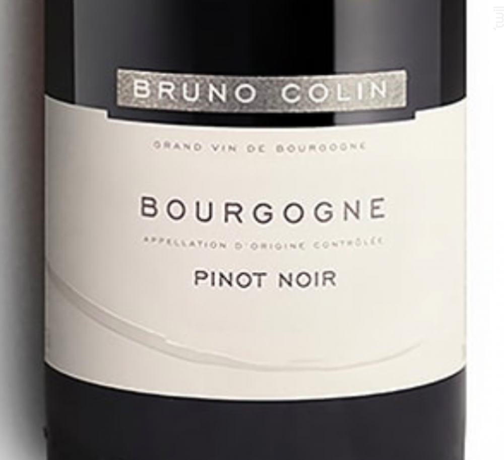 Achat Vin Bourgogne Pinot Noir Rouge - Domaine Bruno Colin - Meilleur prix