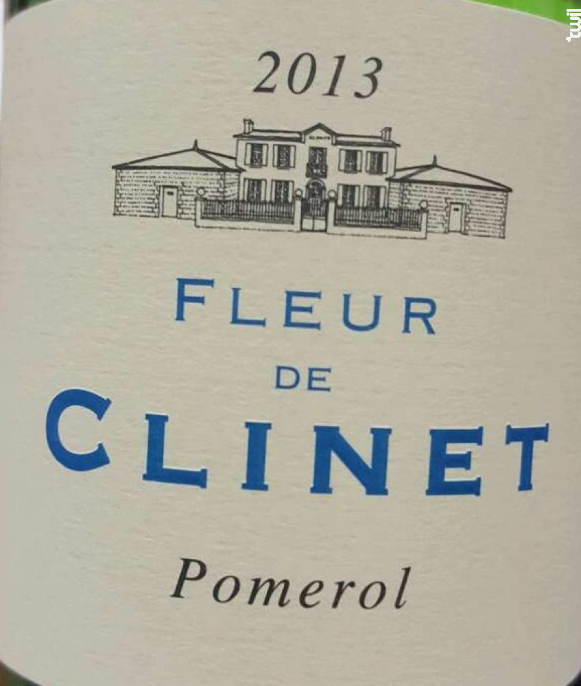 Achat Vin La Fleur De Clinet Rouge - Château Clinet - Pomerol - Meilleur prix