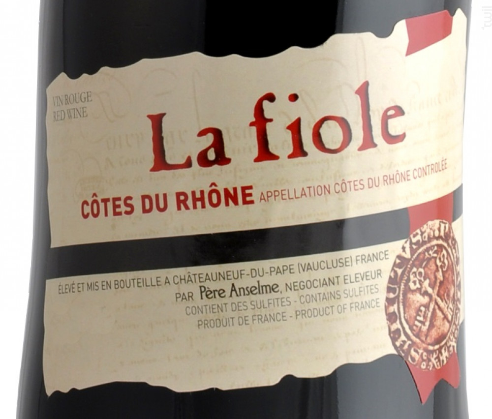 Achat Vin La Fiole Côtes Du Rhône Rouge - Maison Brotte - La Fiole ...