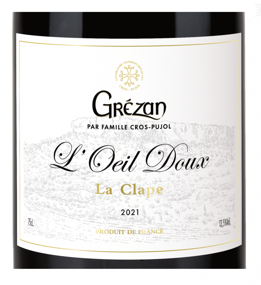 Achat Vin La Clape Rouge - Famille Cros-pujol - Château Grézan ...