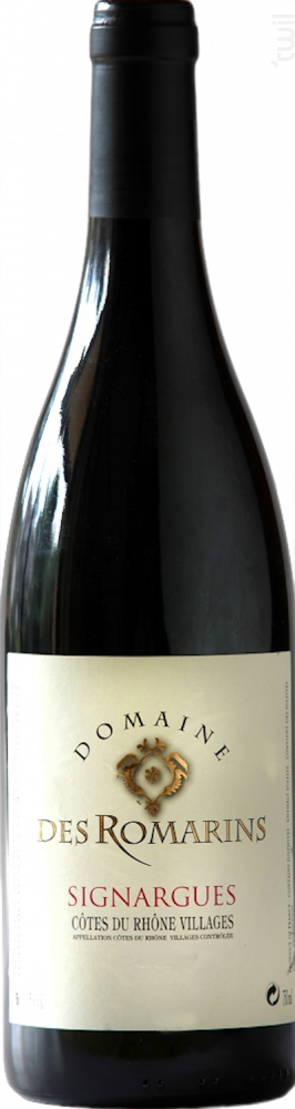 Achat Vin Signargues Rouge - Domaine Des Romarins - Côtes-du-rhône ...