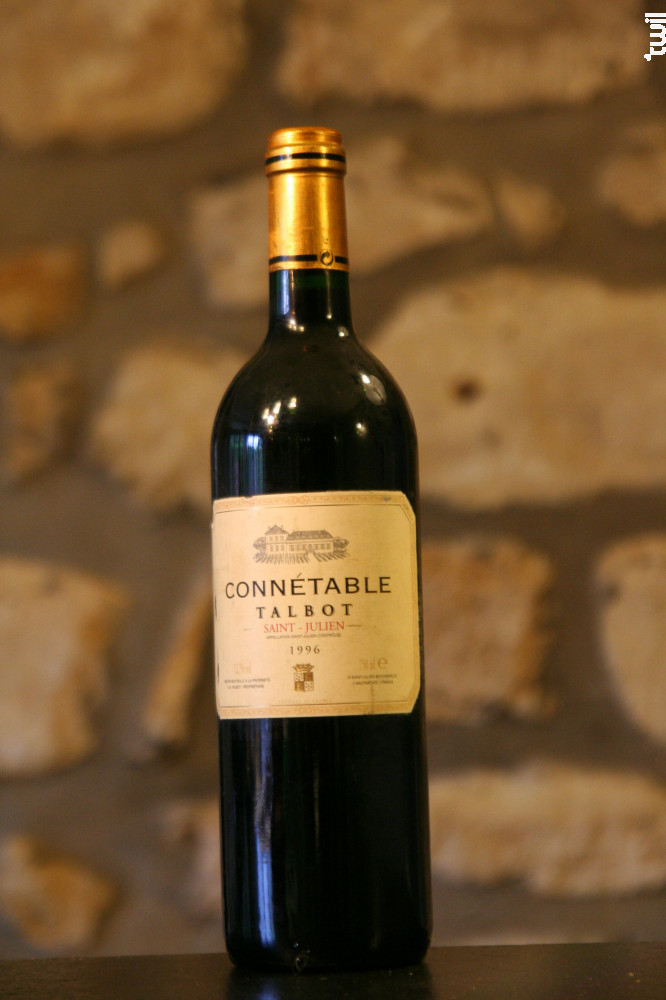 Achat Vin Connétable De Talbot Rouge - Château Talbot - Saint-julien ...