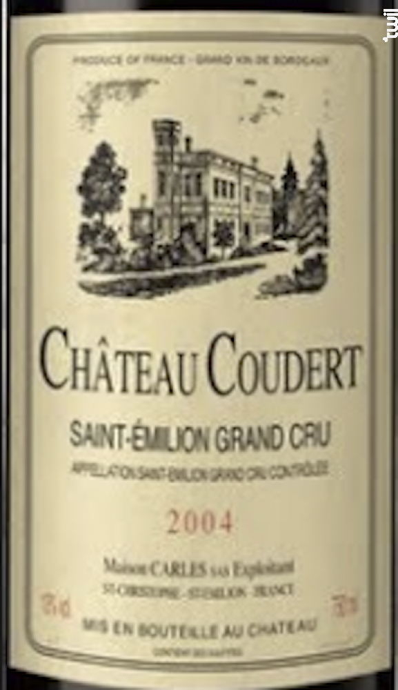 Achat Vin ChÂteau Coudert Rouge - Vignobles Carles - Château Croix-des ...
