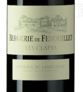 Achat Vin Les Clapas Rouge - Bergerie Du Fenouillet - Pic Saint-loup ...
