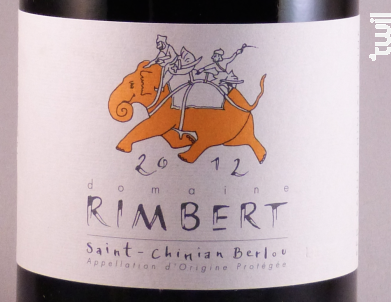 Achat Vin Berlou Villages Rouge - Domaine Rimbert - Saint-chinian ...